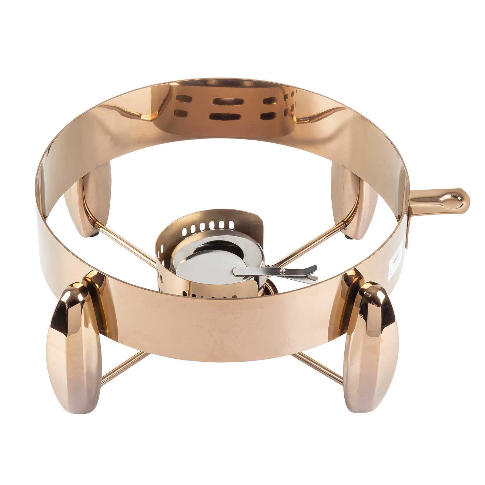 Round Chafer Frame, Gold Mirror Finish