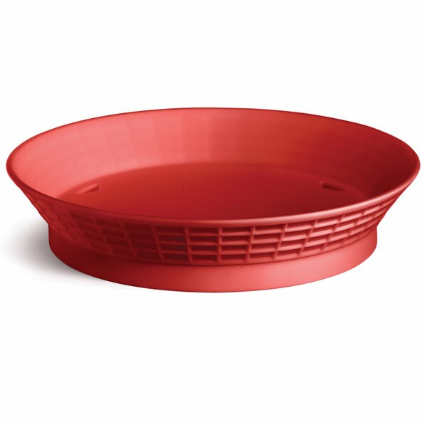Red 12" Round Diner Platter