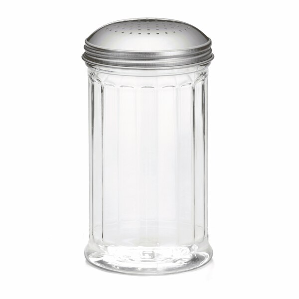 12 oz Plastic Shaker, Fine Perforated Top